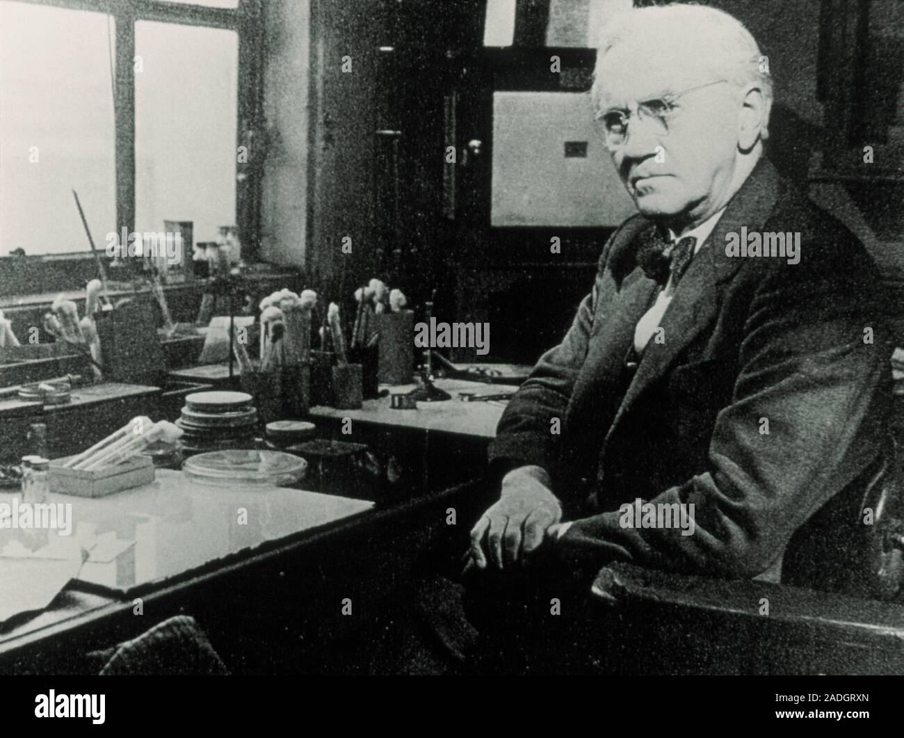 Sir Alexander Fleming (1881-1955), Nobel laureate and discoverer of ...