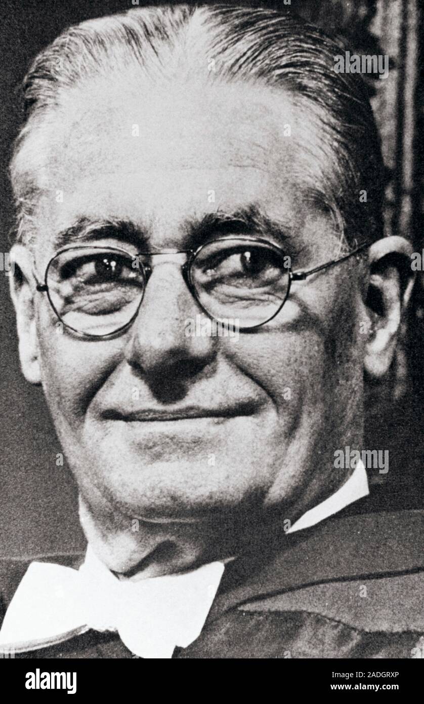 Portrait of Howard Florey (1898-1968), Australian pathologist and Nobel ...