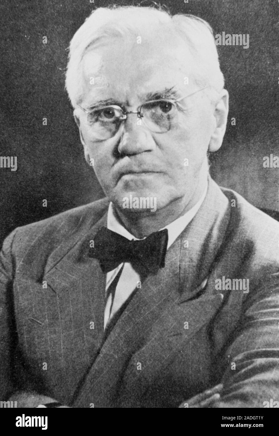 Sir Alexander Fleming (1881-1955), Nobel laureate and discoverer of ...