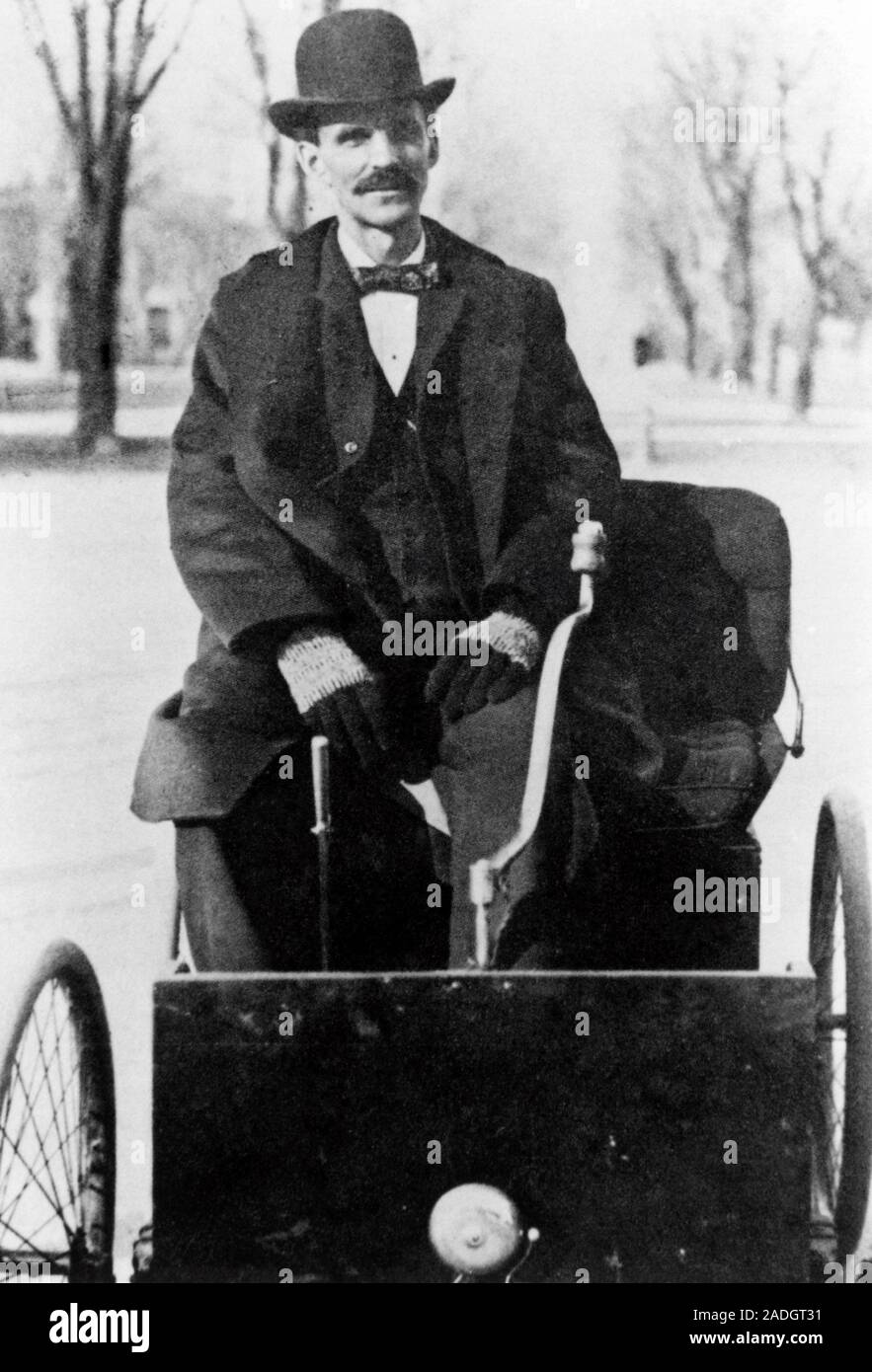 Henry Ford. Portrait of Henry Ford (1863-1947), American pioneer of the ...