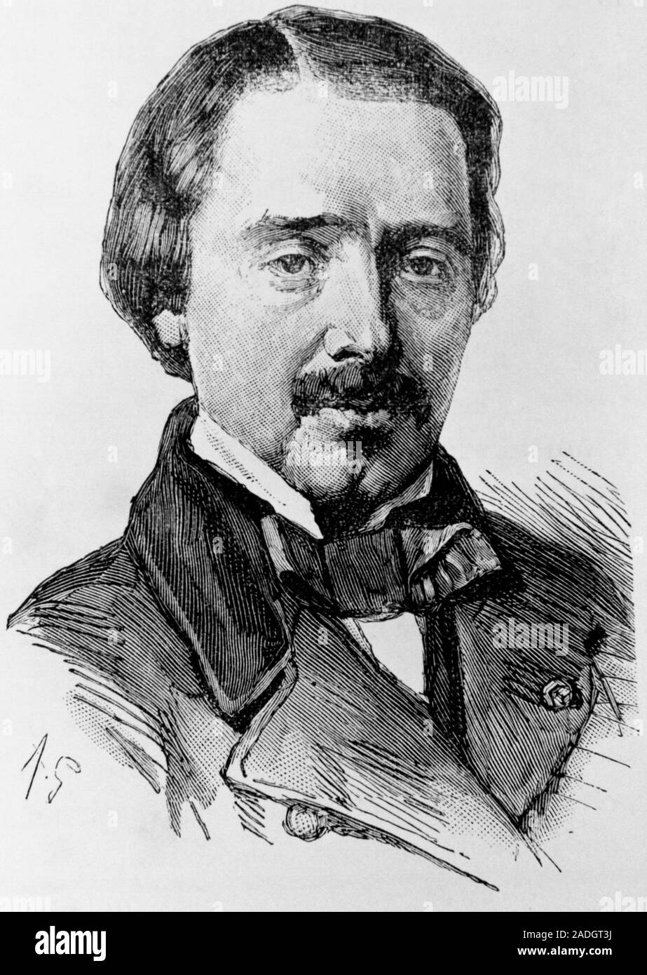 Leon Foucault. Portrait of the French physicist, Leon Foucault, 1819 ...