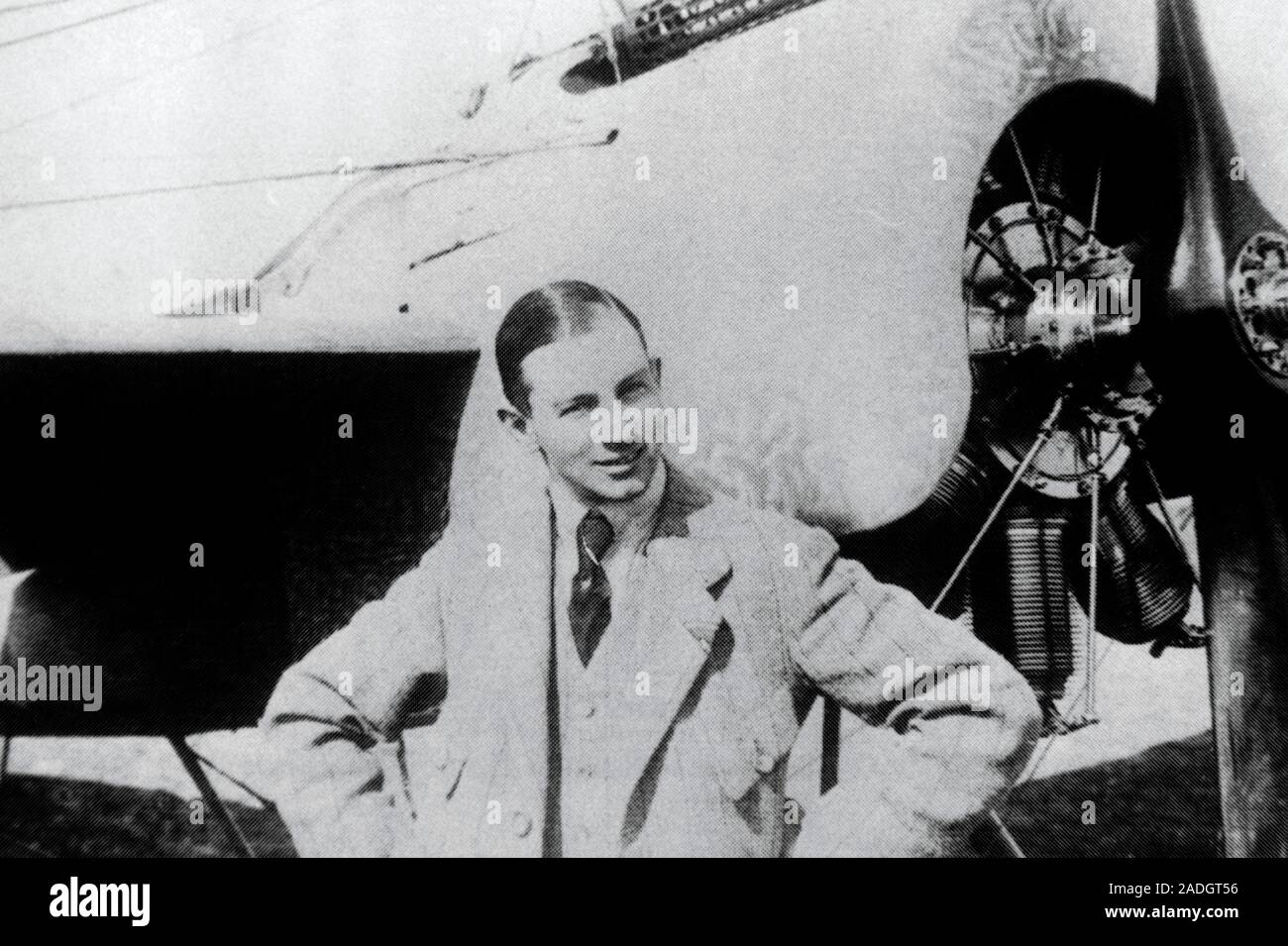 Anthony Fokker. Portrait of the Dutch-US aeroplane designer, engineer ...