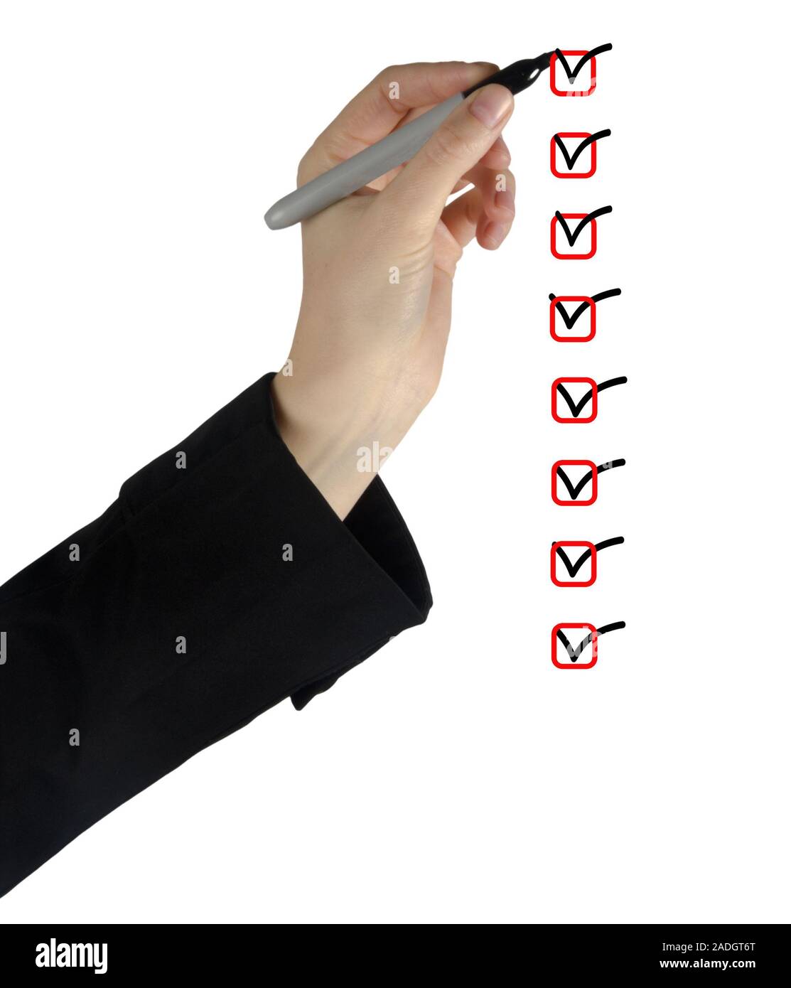 Check list Cut Out Stock Images & Pictures - Alamy