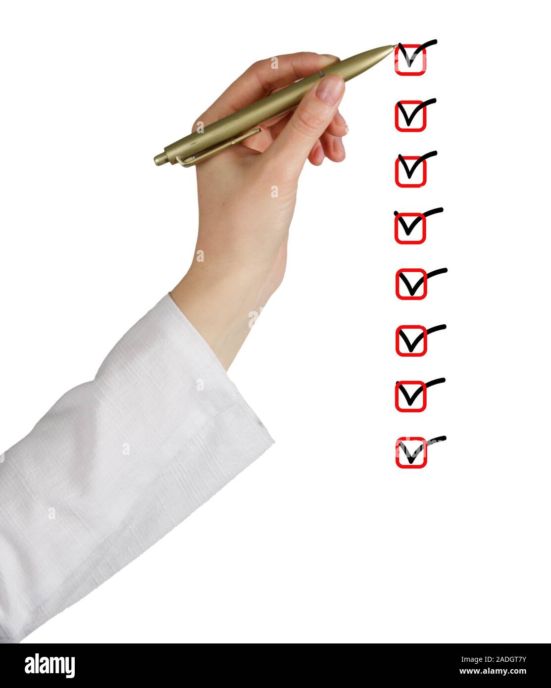 Check List And Close Up High Resolution Stock Photography and Images ...