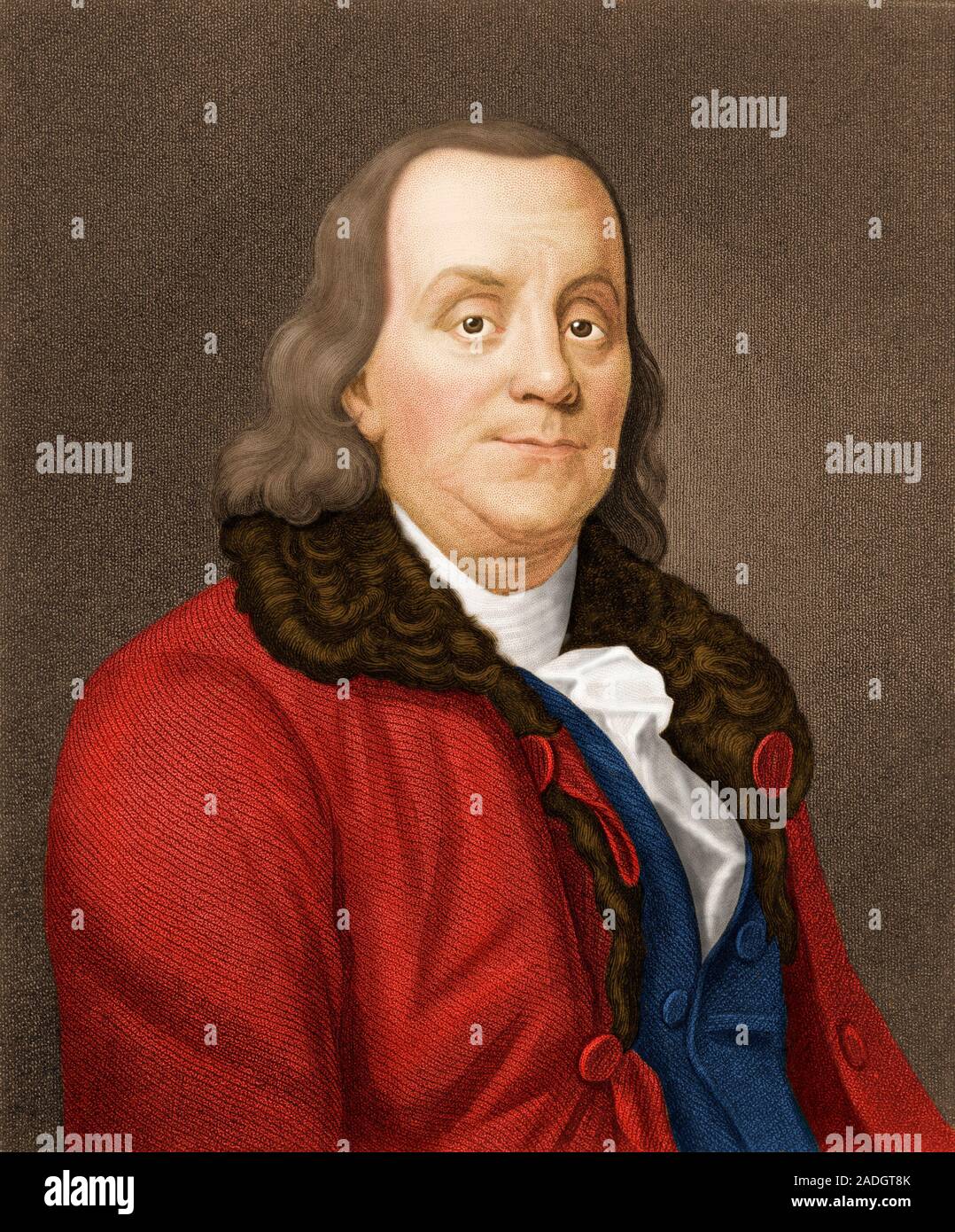 Benjamin Franklin (1706-1790), American scientist, inventor and ...