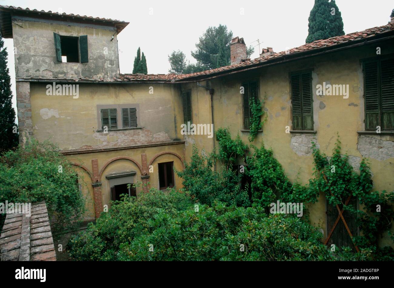 The house of Galileo Galilei, the 17th century Italian physicist ...
