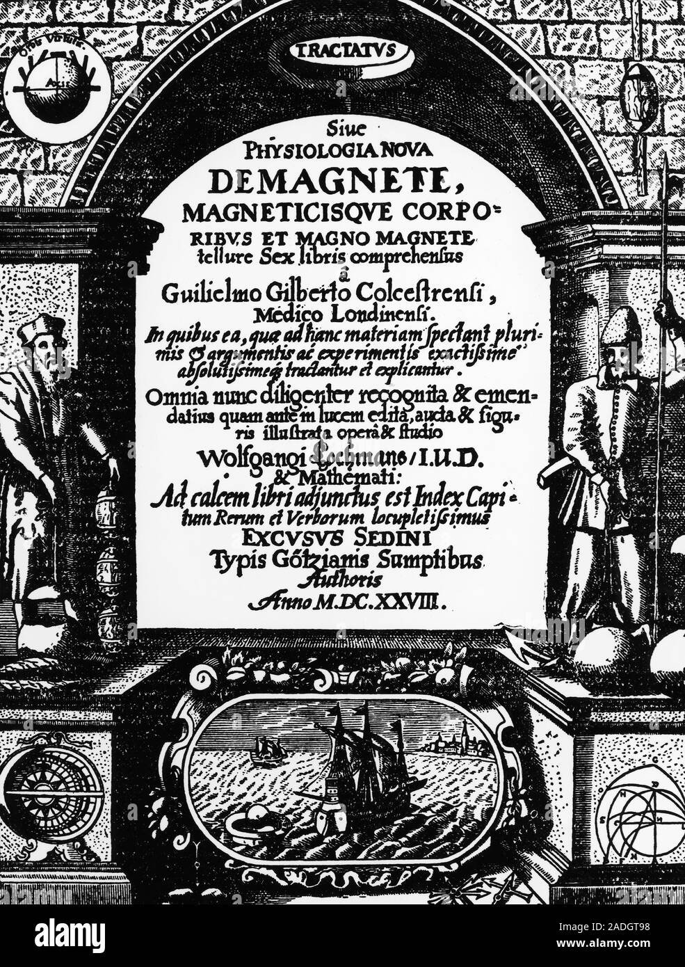 Title page of the second edition of William Gilbert's De Magnete ...