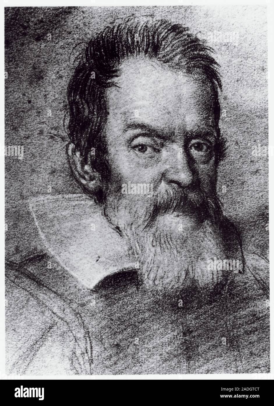 Portrait of Galileo Galilei (1564-1642), an Italian astronomer ...