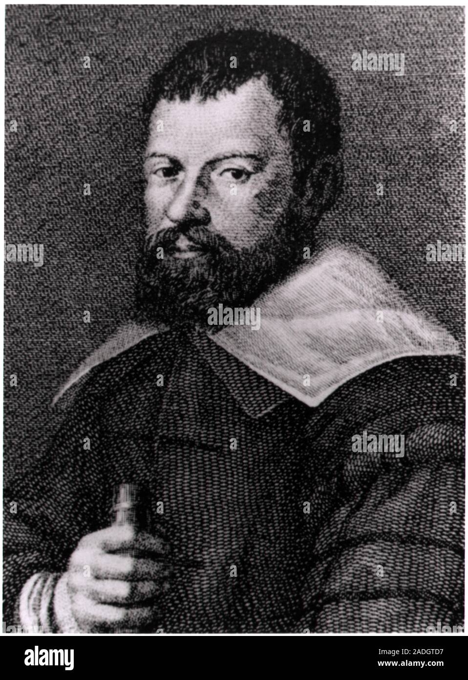 Portrait of Galileo Galilei (1564-1642), an Italian astronomer ...