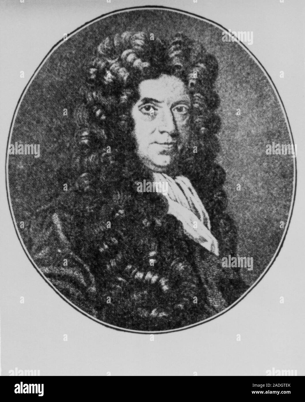 Nehemiah Grew. Engraving of Nehemiah Grew (1641- 1712), British ...