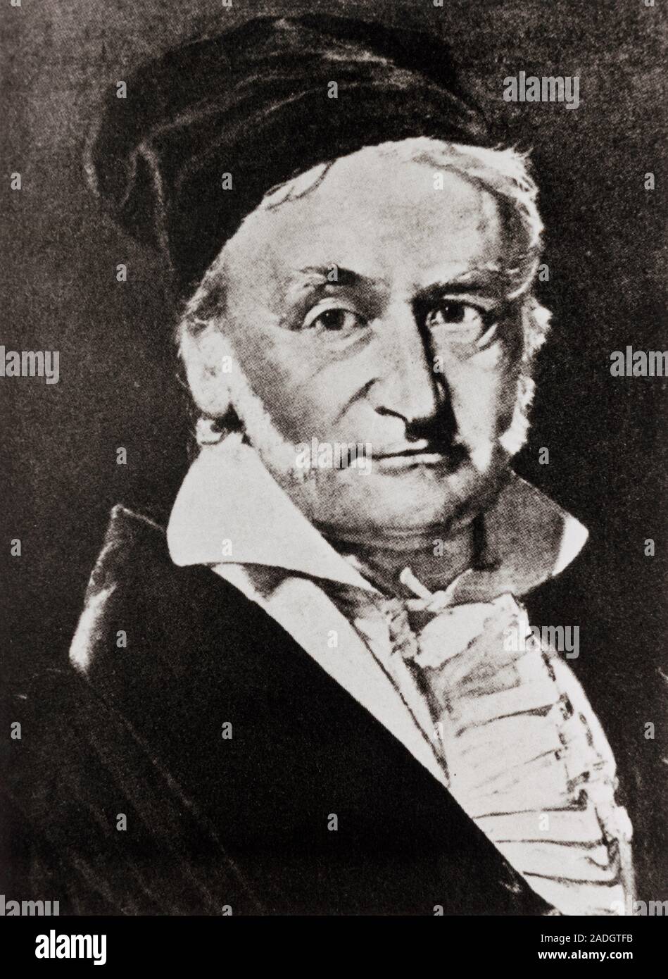 Karl Friedrich Gauss. Portrait of the German mathematician, Karl ...
