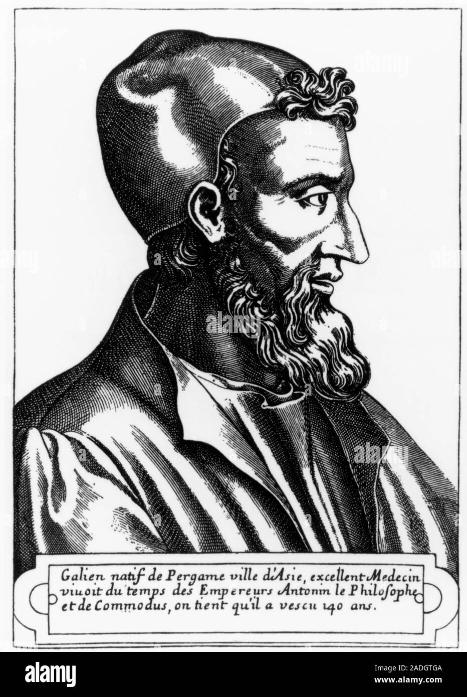 Galen. Greek physician and anatomist (c. 129-200 AD). His ideas ...
