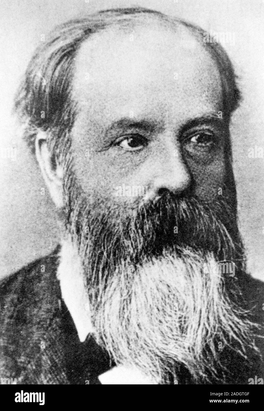 Frederick Guthrie. Historical portrait of the British physicist and ...