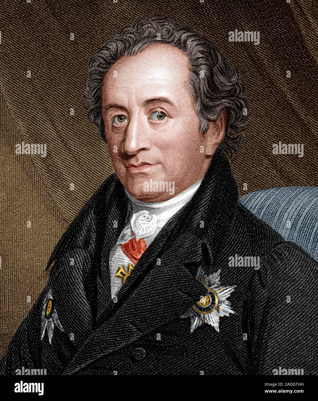 Johann Wolfgang von Goethe (1749-1832), German author and scientist ...