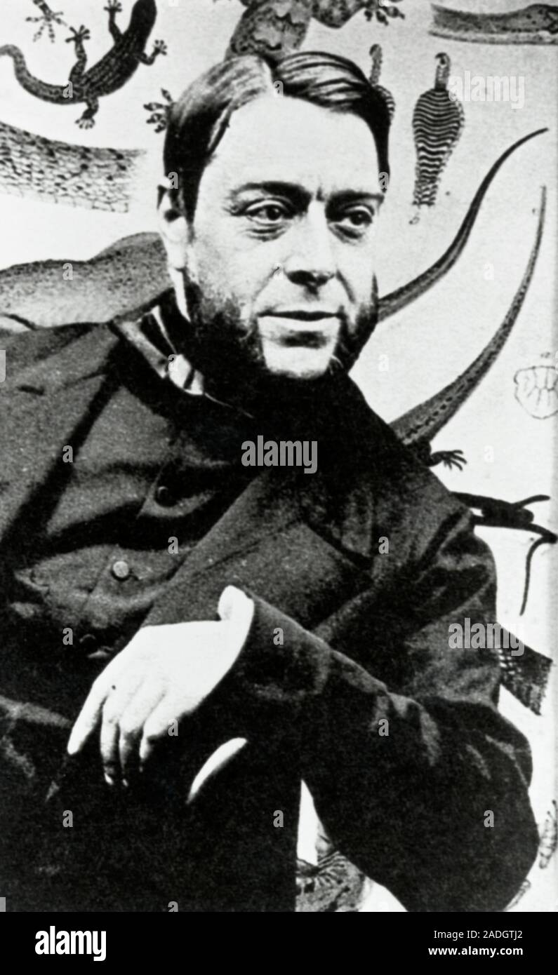 Philip Henry Gosse (1810-1888), English naturalist. Gosse travelled to ...