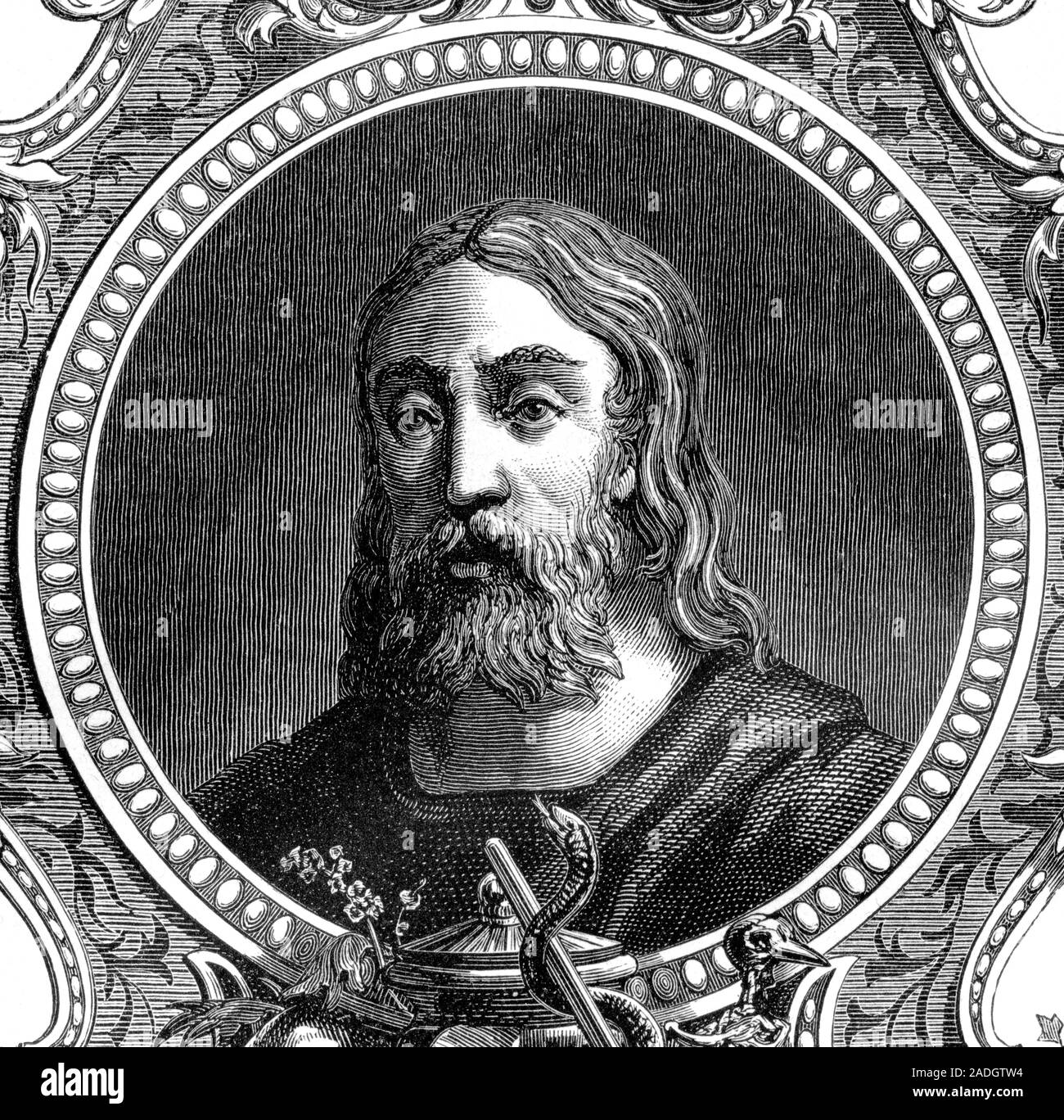 Galen (130-200 AD), Greek physician. After Galen's death, his body of ...