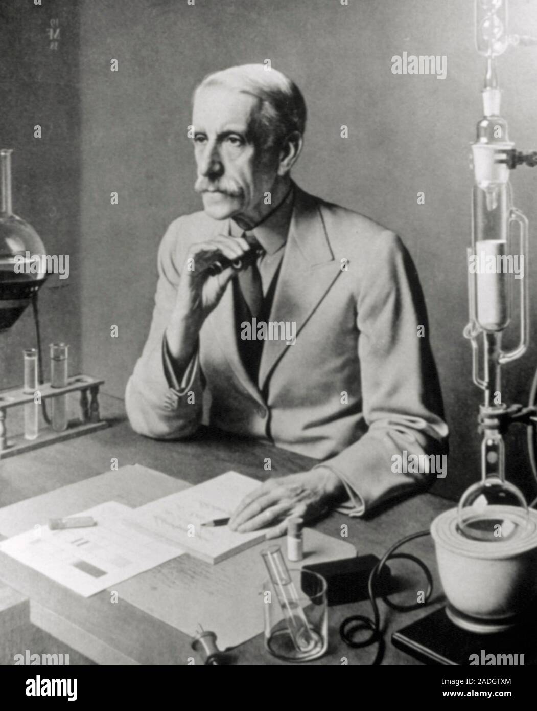 Portrait of Sir Frederick Hopkins (1861-1947), English biochemist and ...