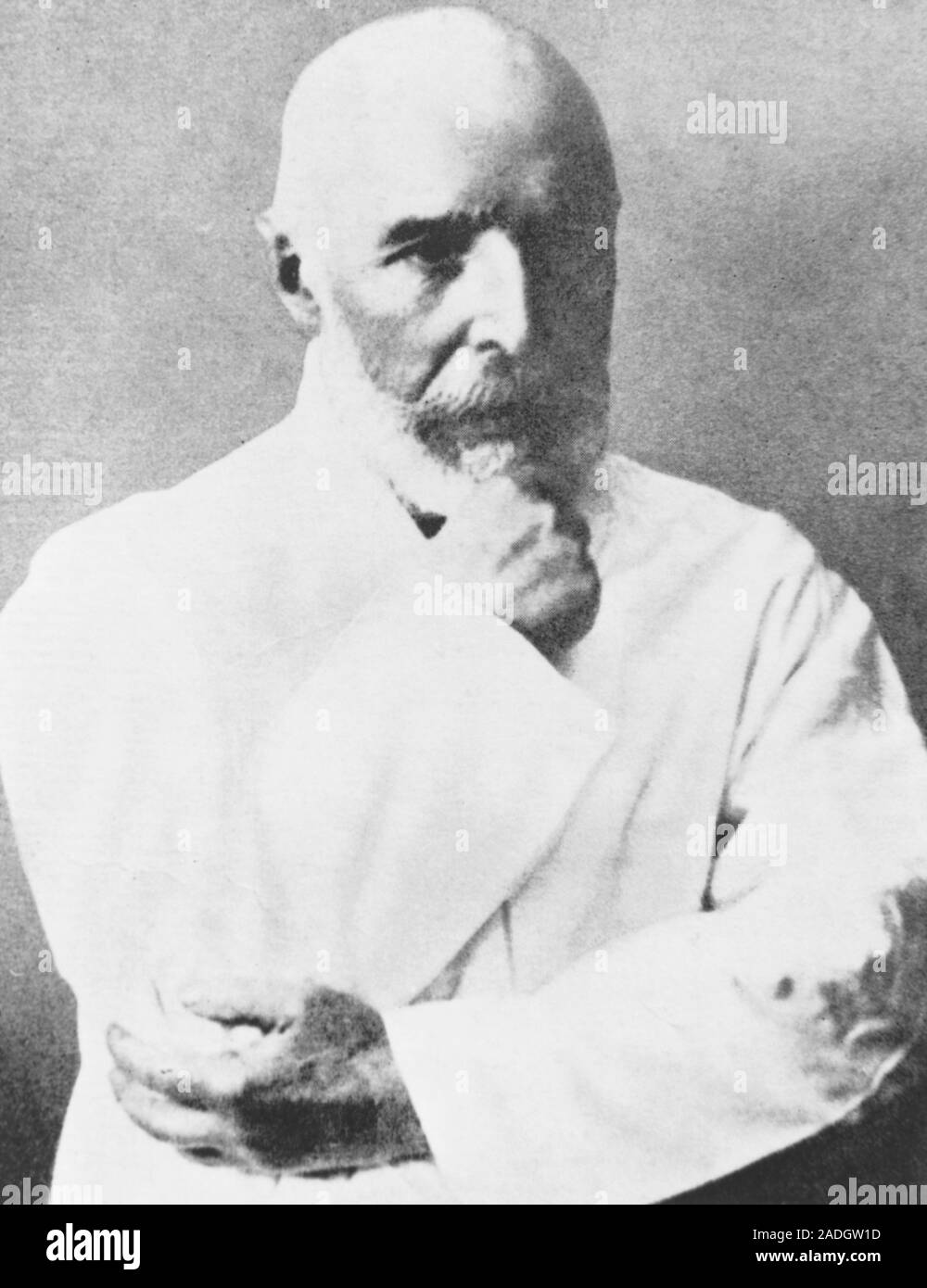 Armauer Hansen. Portrait of Norwegian bacterio- logist Armauer Gerhard ...