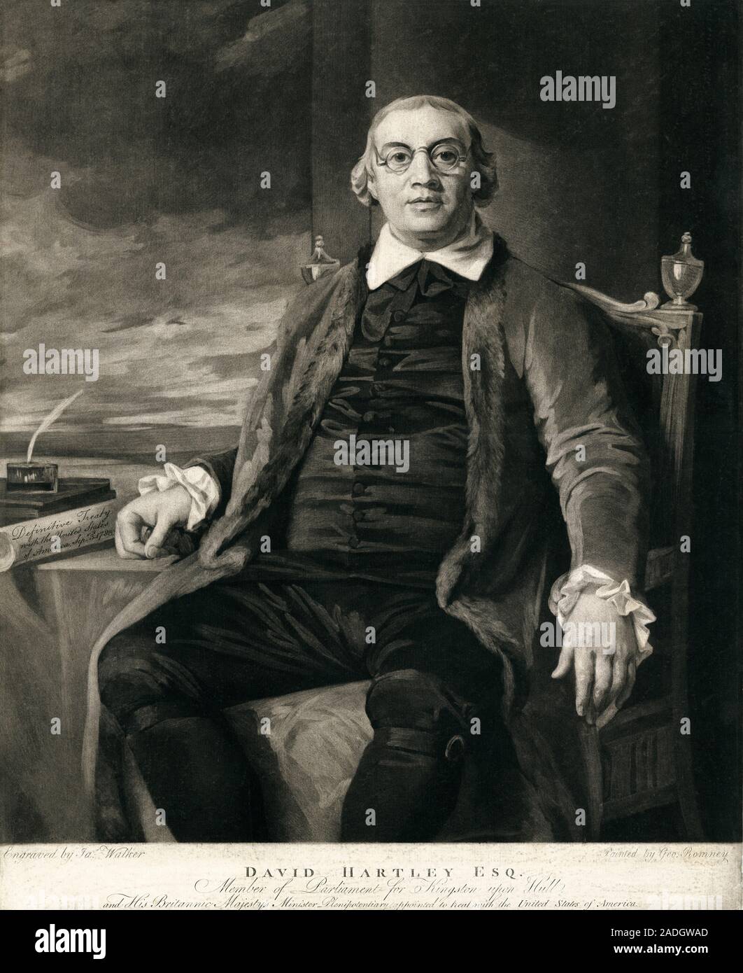 David Hartley the Younger (1731-1813), English diplomat, Member of ...