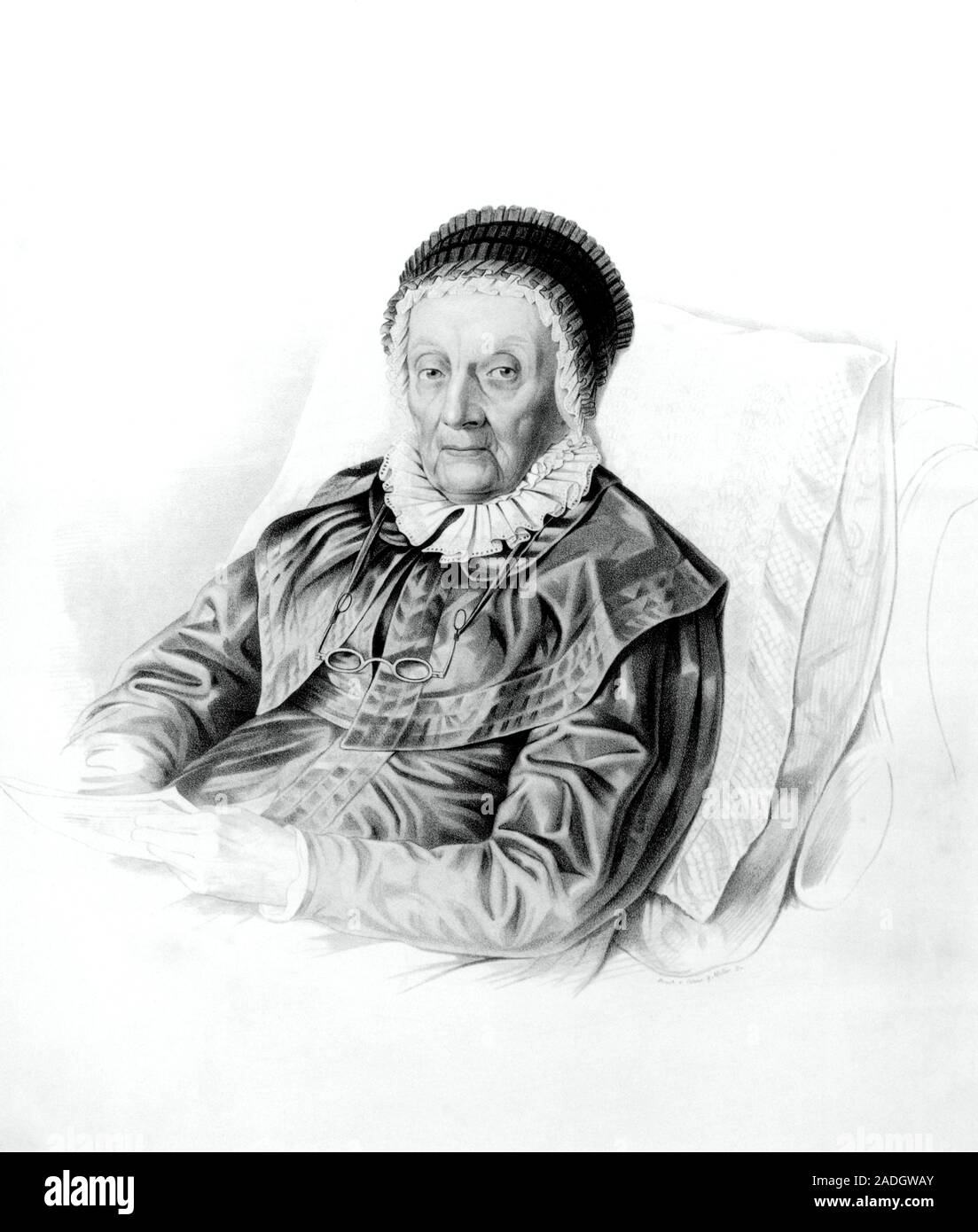 Caroline Lucretia Herschel (1750-1848), German- born British astronomer ...