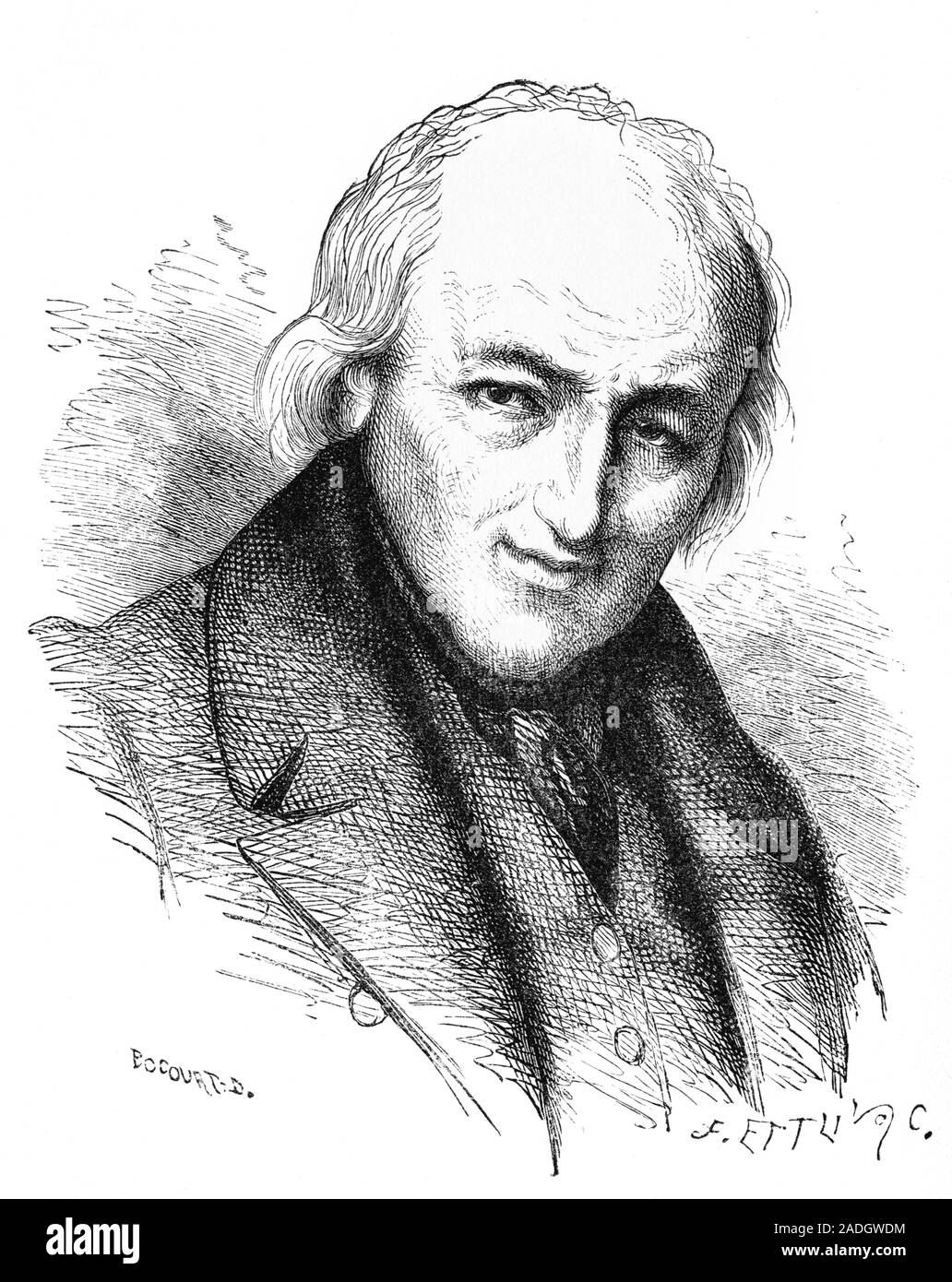 Rene-Just Hauy (1743-1822), French mineralogist and founder of ...