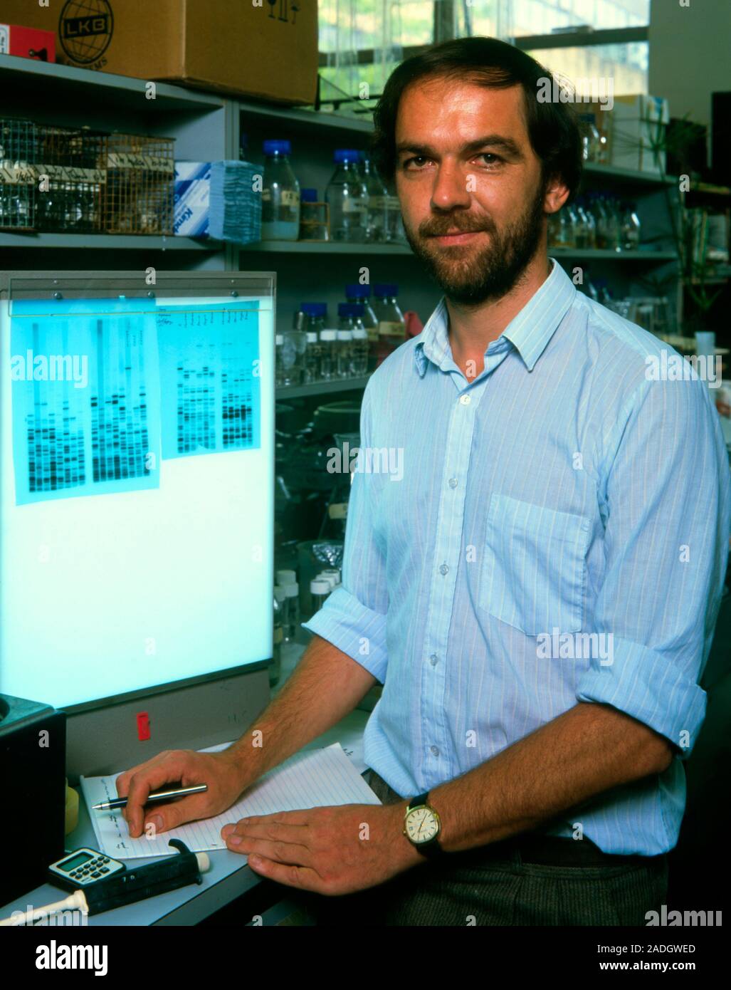 Professor Alec Jeffreys (b. 1950), the English molecular biologist who ...