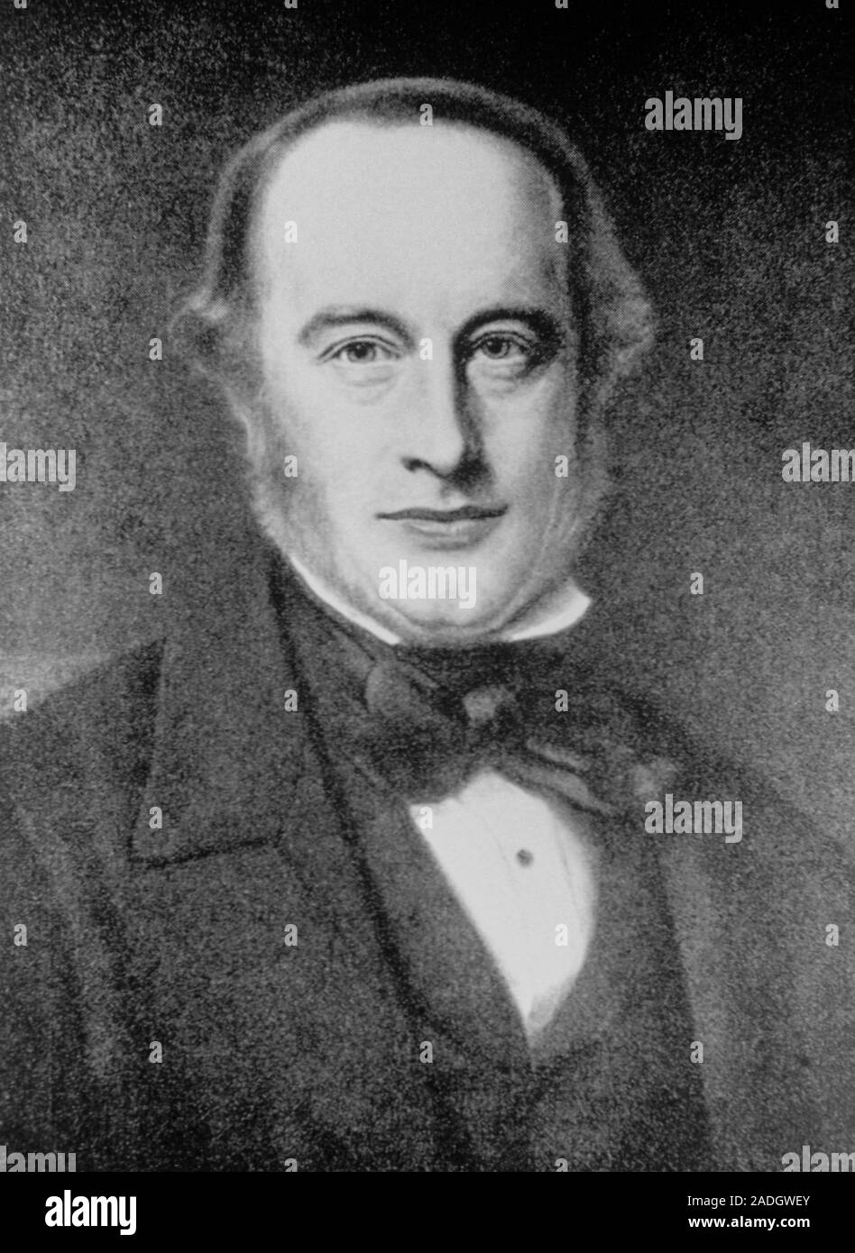Portait of James Prescott Joule (1818-89), English physicist, the ...
