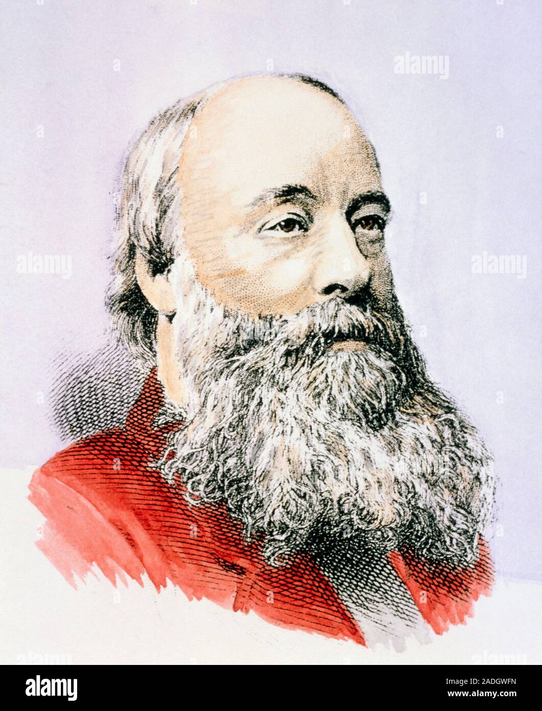 James Joule. Portrait of James Prescott Joule (1818-89), the British ...