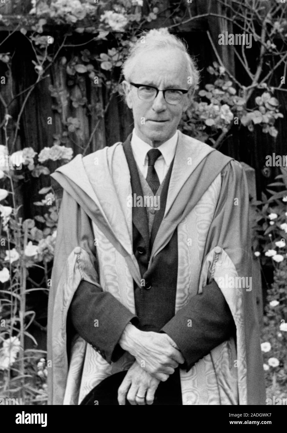 Martin Christopher Johnson (1896-1984), British astronomer, wearing ...
