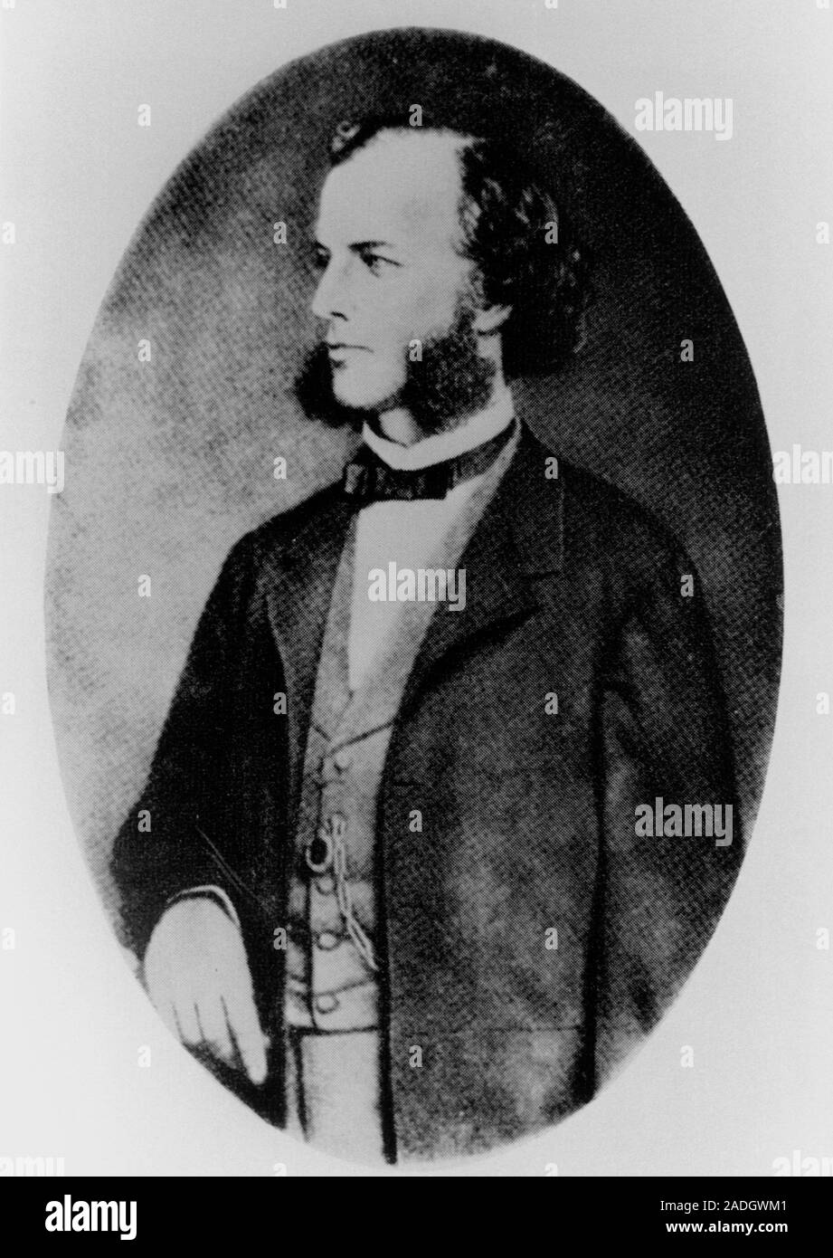 Engraving of Friderich August Kekule von Stradonitz, known as August ...