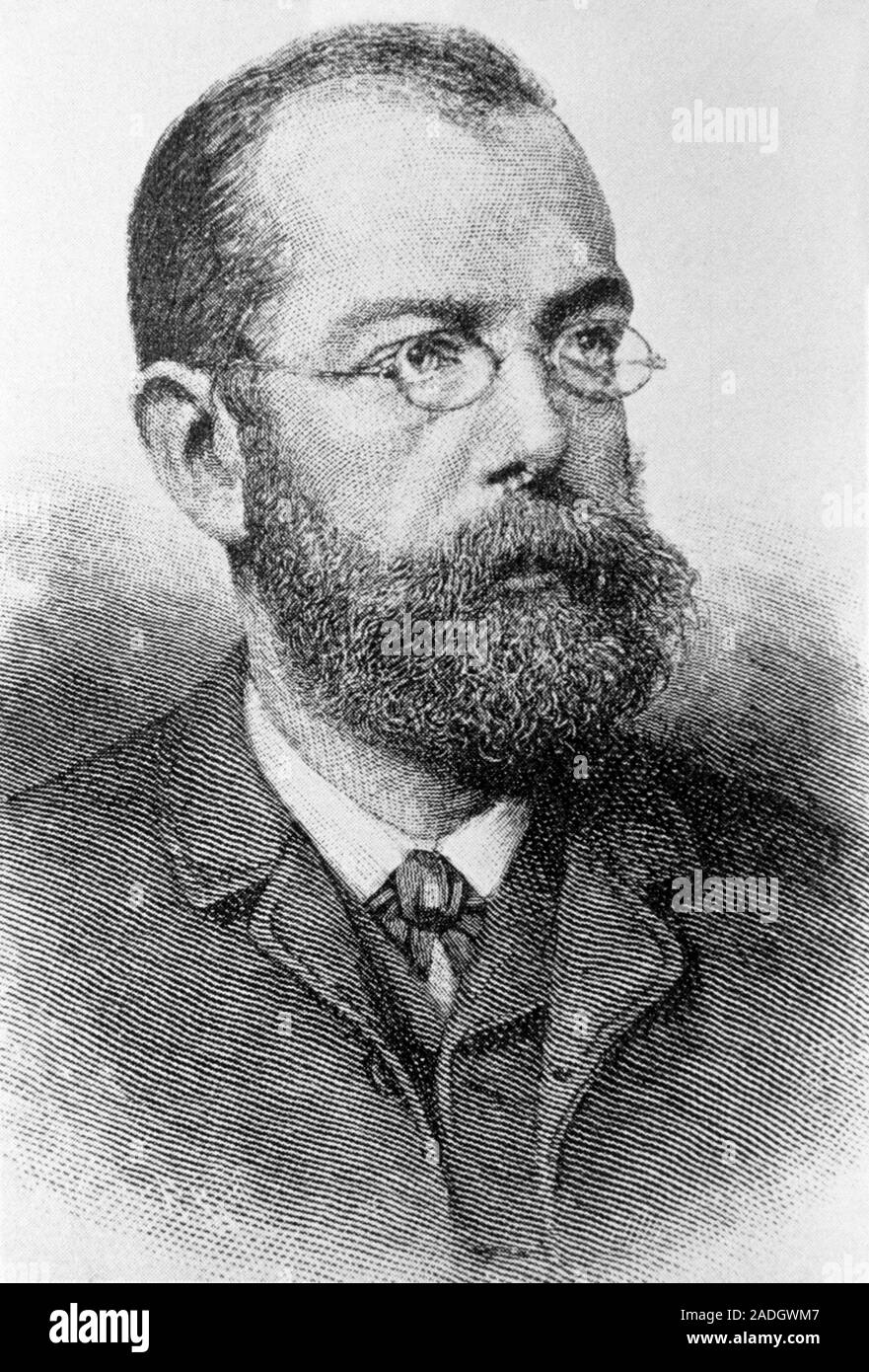 Portrait of Robert Koch, German bacteriologist, who together with Louis ...