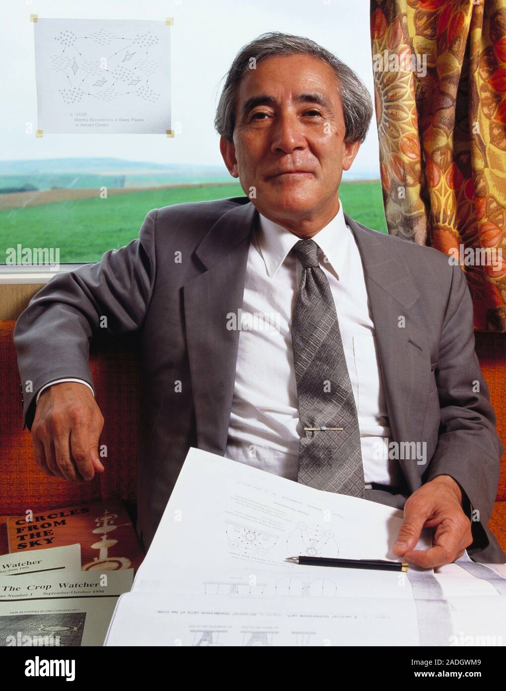 Professor Hiroshi Kikuchi, Japanese mathematician and atmospheric physicist at Nihon University ...