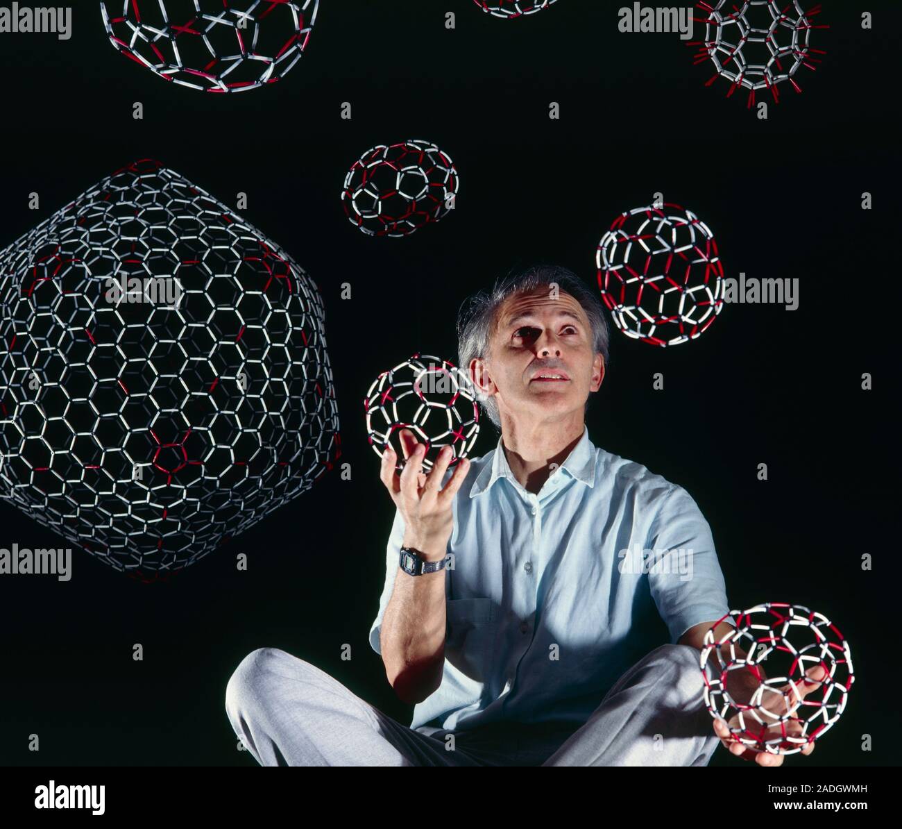 Professor Sir Harold Kroto (b.1939), British physical chemist and Nobel ...