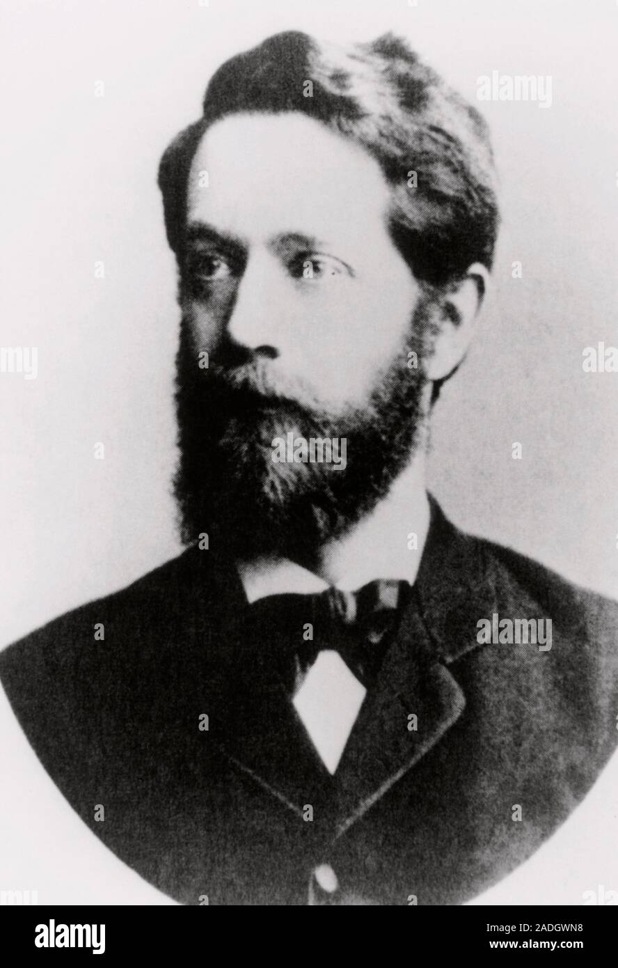 Cristian Felix Klein. Photograph of the German mathematician Christian ...