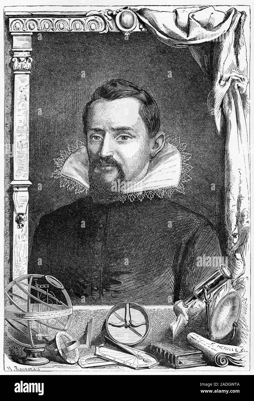Johannes Kepler (1571-1630), German astronomer who devised the three ...