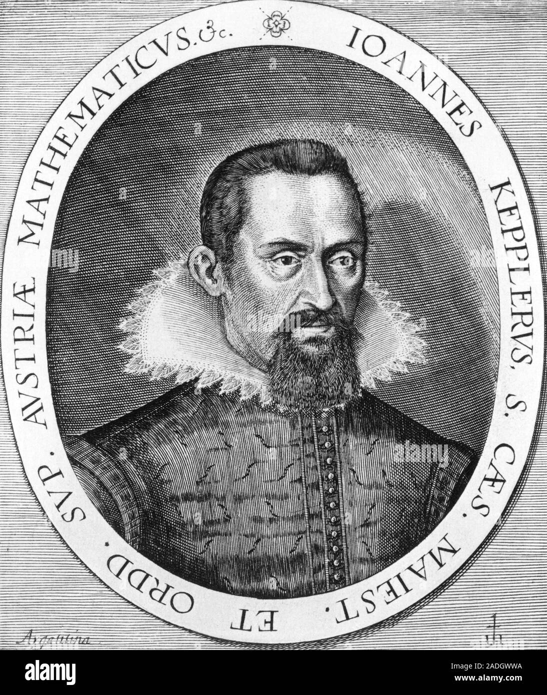 Johannes Kepler (1571-1630), German astronomer and mathematician ...
