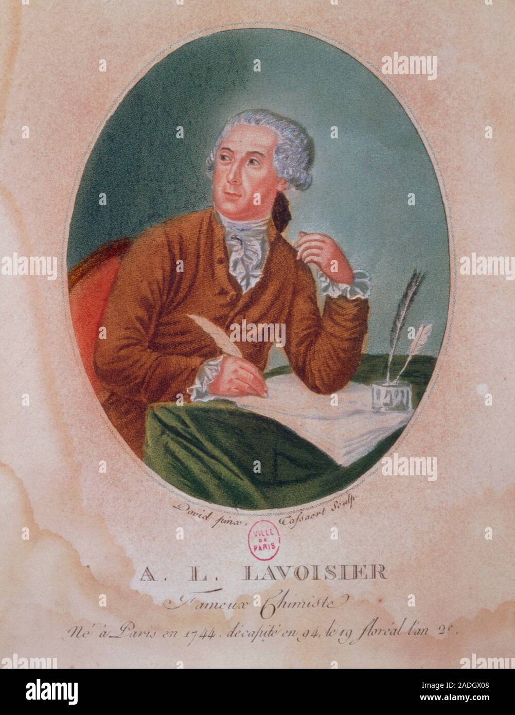 Antoine Laurent Lavoisier (1743-1794), the 'Father of Modern Chemistry ...