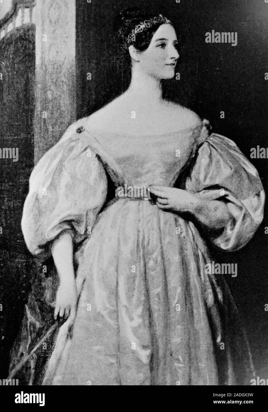 Ada Lovelace. Portrait of Ada Augusta King, Countess of Lovelace (1815 ...