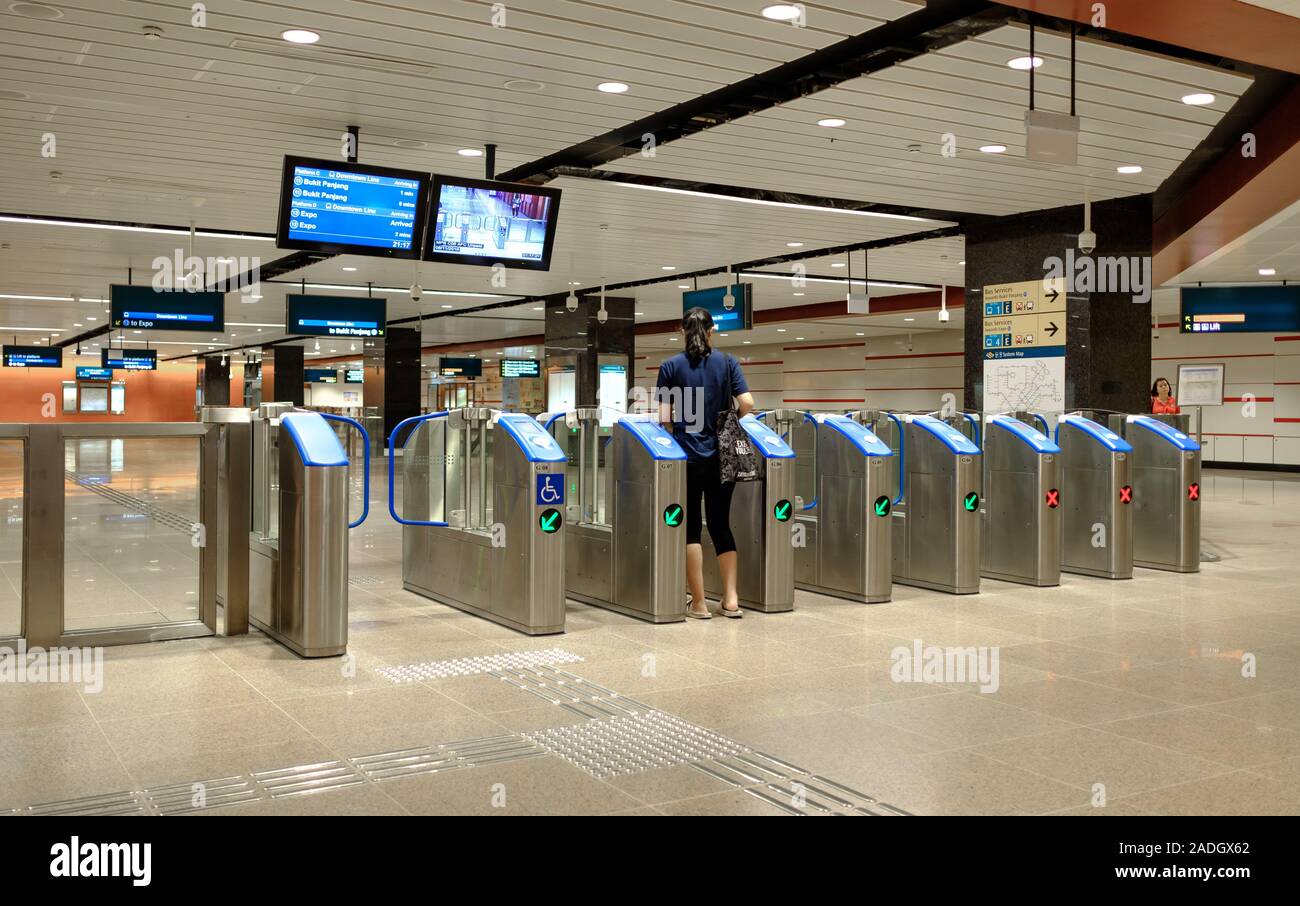 Singapore new mrt station hi-res stock photography and images - Alamy