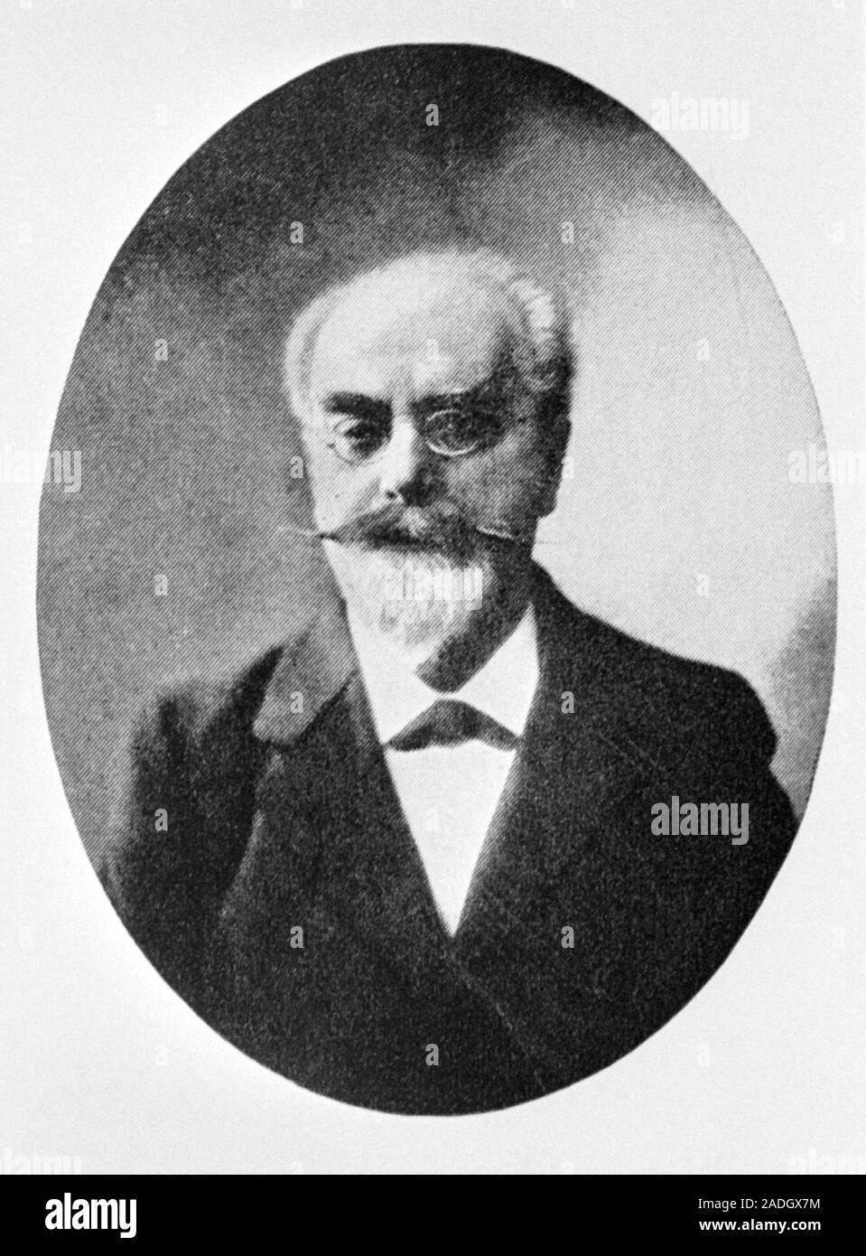 Gabriel Lippmann. Portrait of Gabriel Jonas Lippmann, French physicist ...