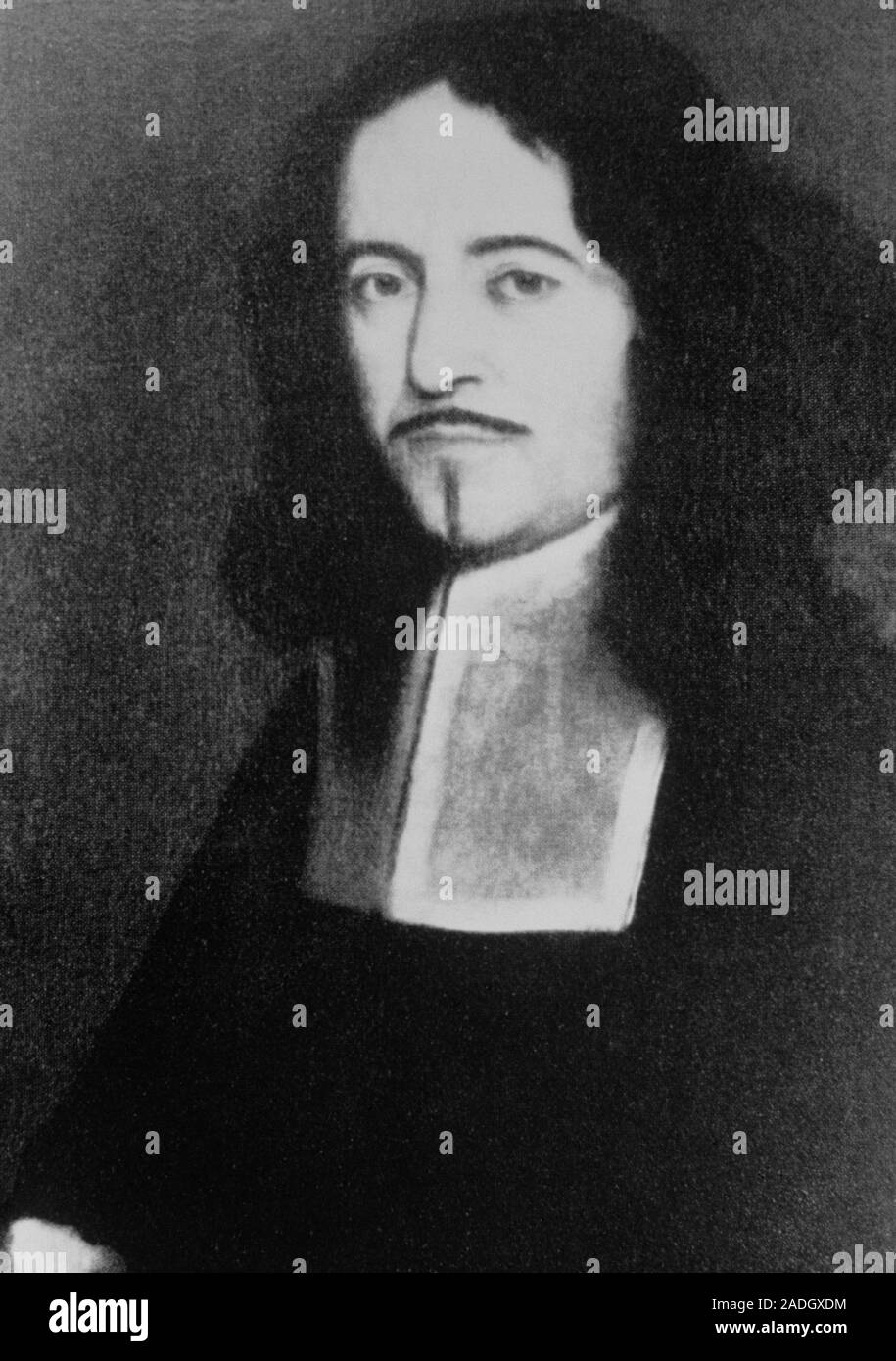 Portrait of Marcello Malpighi (1628-94), Italian biologist and inventor ...