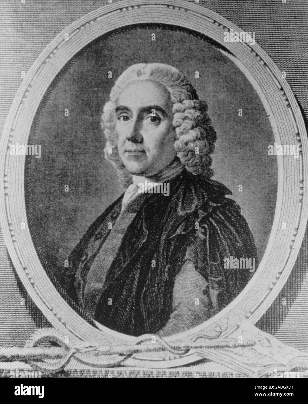 Portrait after an engraving of Alexander Munro primus (1697-1767 ...