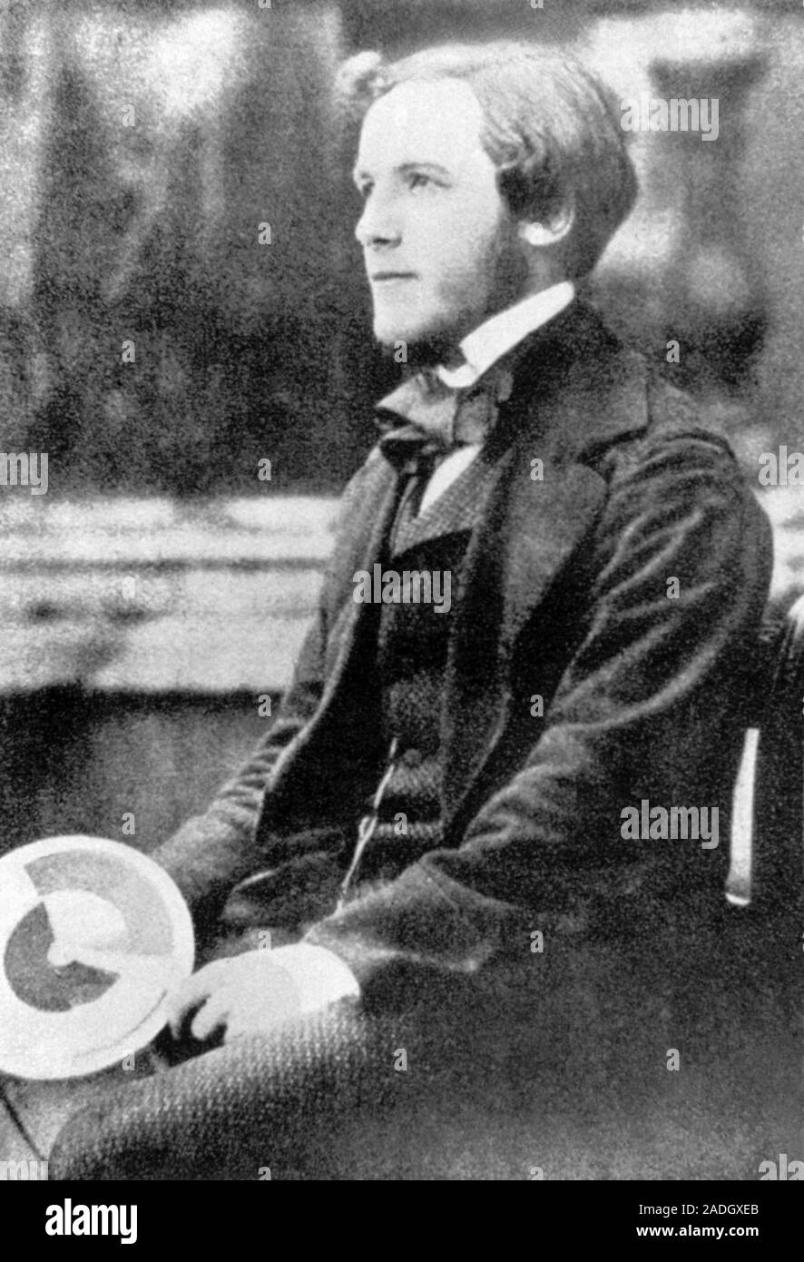 Portrait of the Scottish physicist James Clerk Maxwell (1831-1879 ...