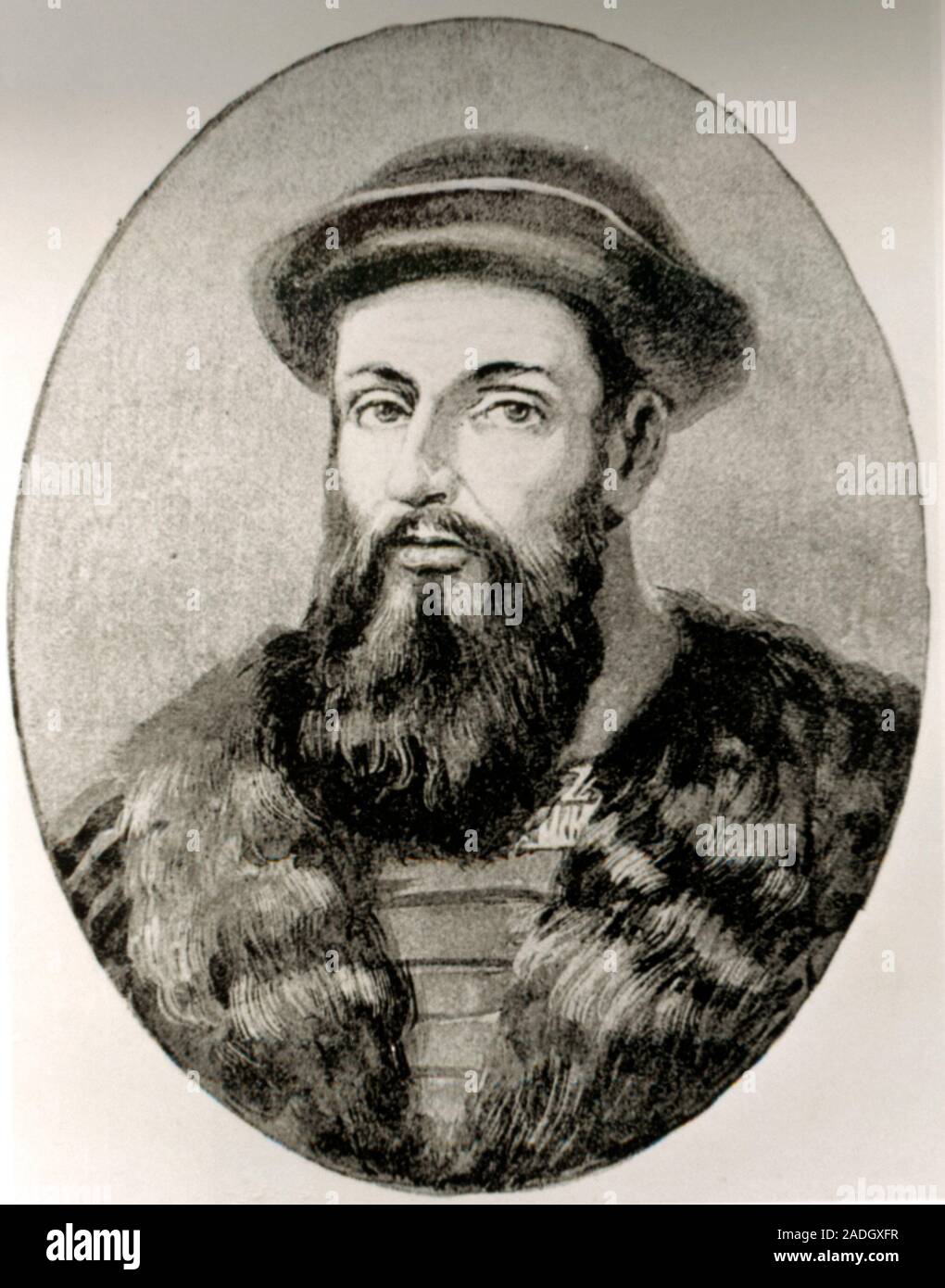 Ferdinand Magellan (c.1480-1521). Portrait of the Portuguese navigator ...