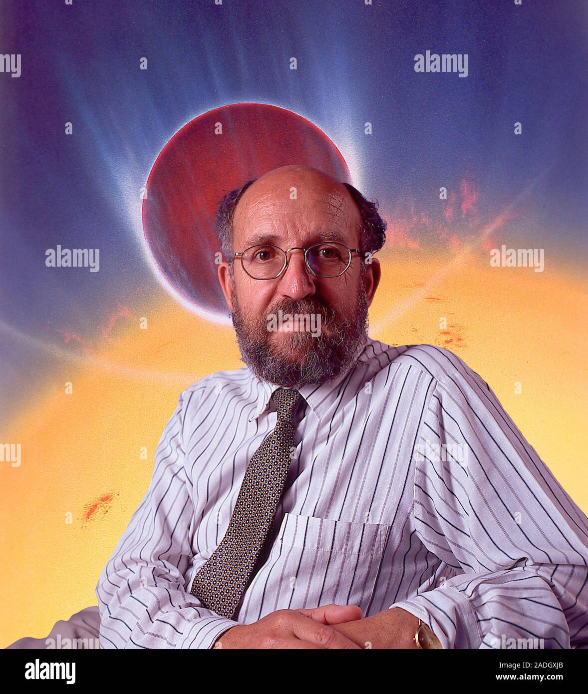 Michel Mayor. Portrait of the astrophysicist professor Michel Mayor ...