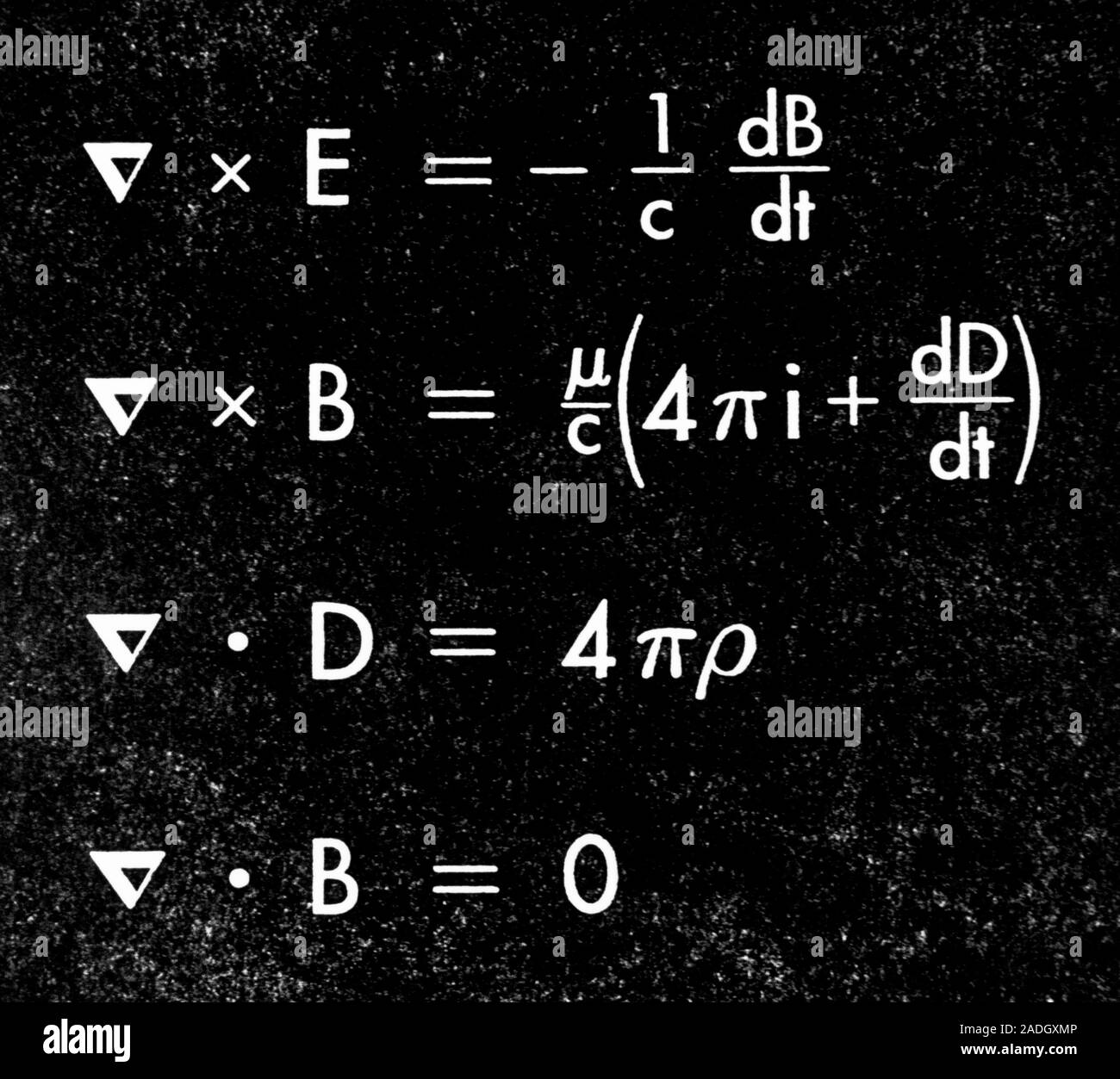 Maxwell's equations. Differential equations which relate electric and ...