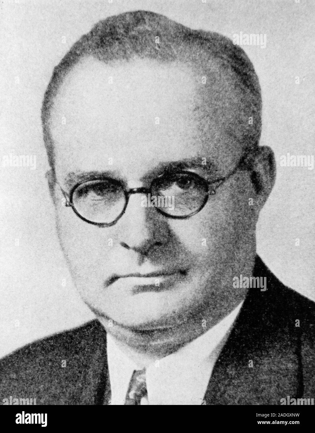 Thomas Midgley. Portrait of the American inventor Thomas Midgley (1889 ...