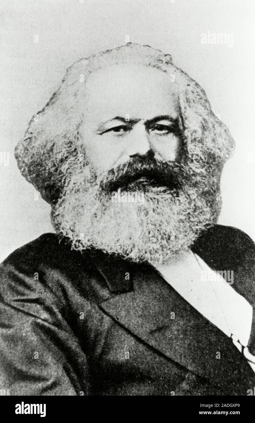 Karl Marx (1818-1883), German social philosopher. Marx, along with ...