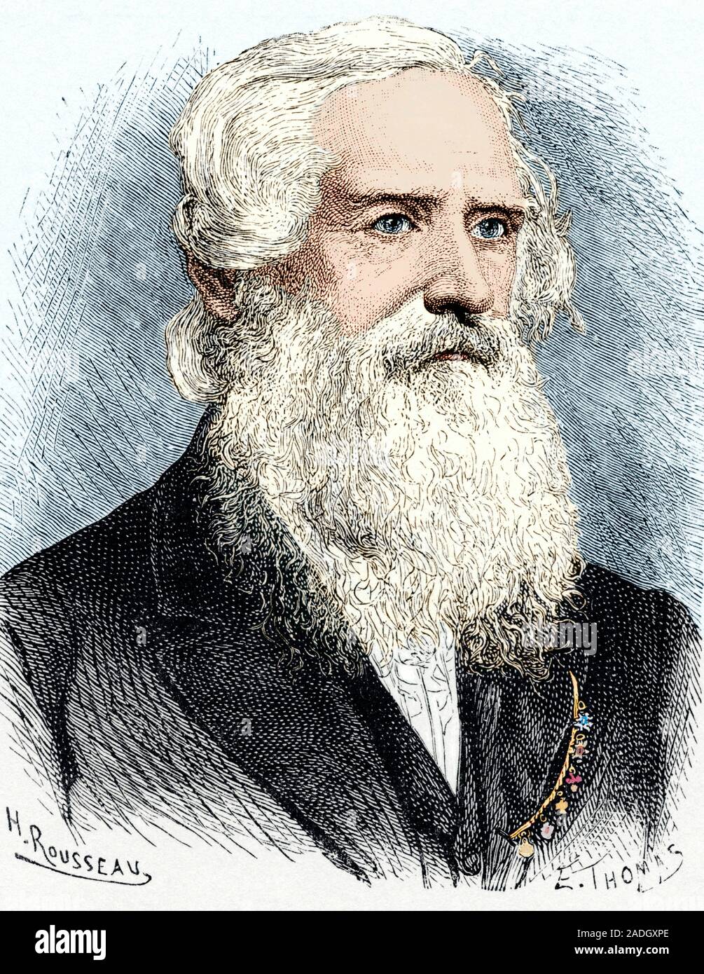 Samuel Morse (1791-1872), US inventor of the electric telegraph and ...