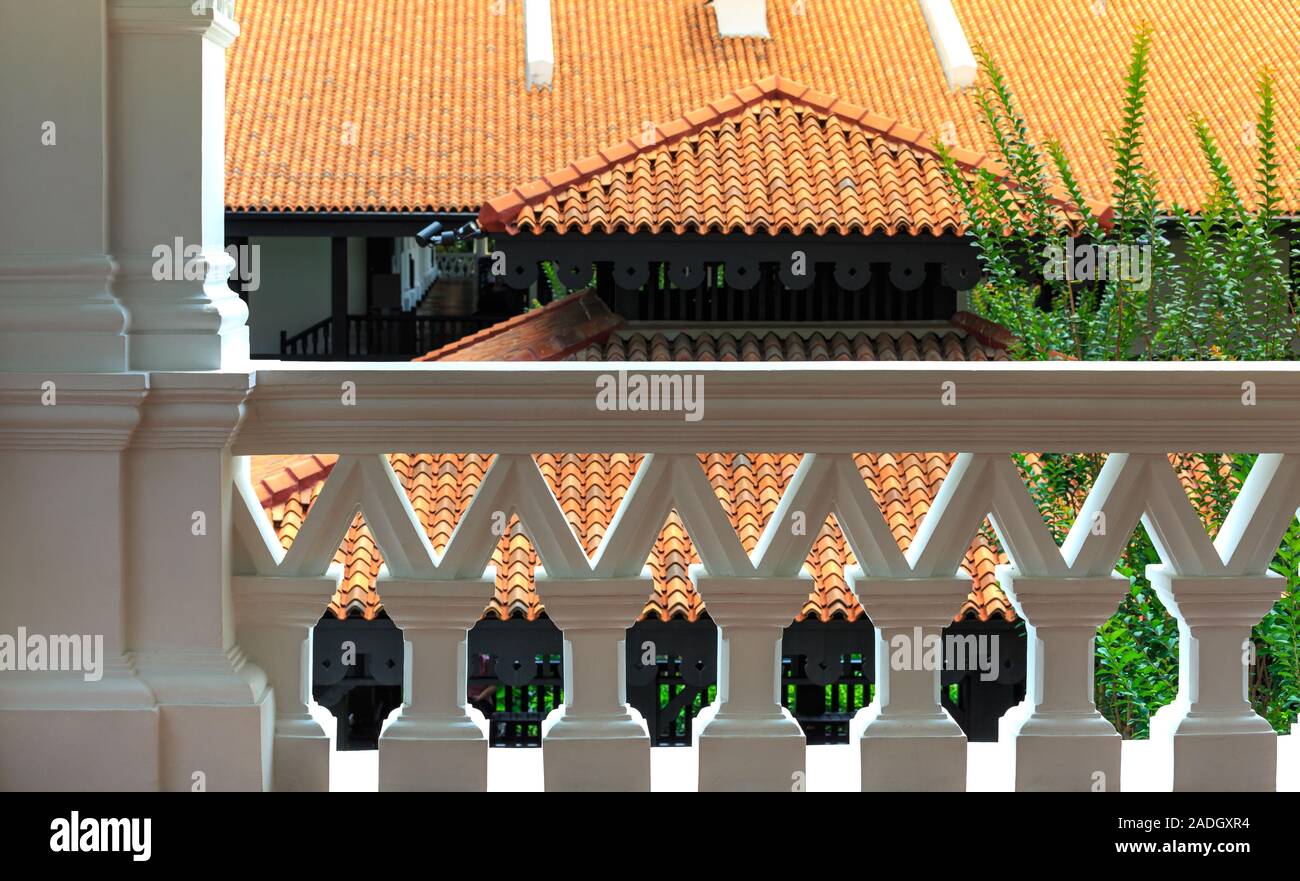 Singapore-09 NOV 2019:Singapore raffles shopping arcade building ...